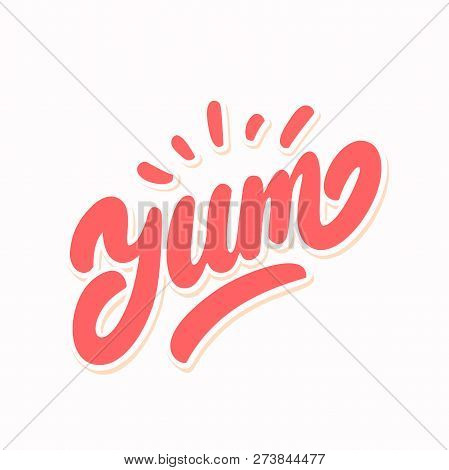 Yum. Yummy Word. Vector & Photo (Free Trial) | Bigstock
