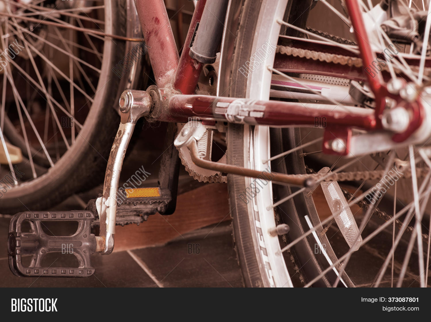 Two Old Dusty Bicycles Image & Photo (Free Trial) | Bigstock