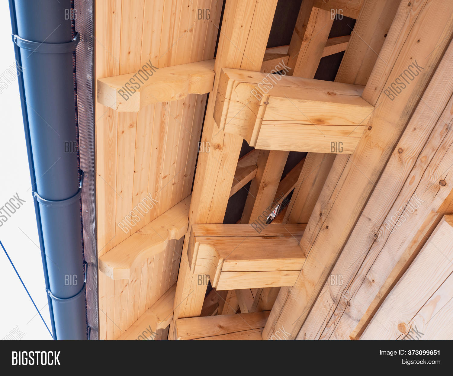 Wooden Spruce Beams, Image & Photo (Free Trial) | Bigstock