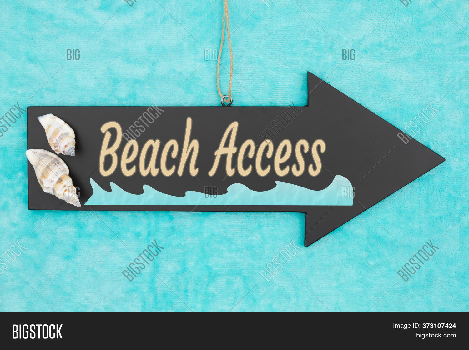 Beach Access Hanging Image & Photo (Free Trial) | Bigstock