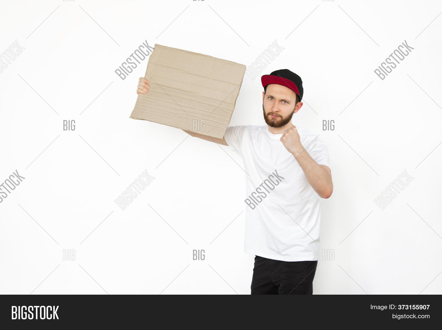 Young Man Protesting Image & Photo (Free Trial) | Bigstock