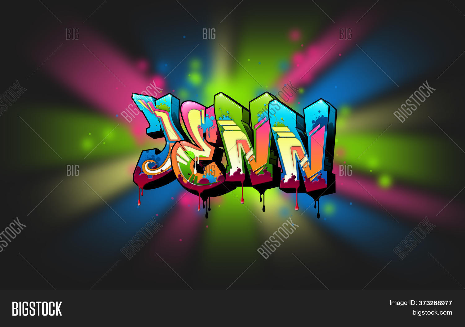 Jenn. Cool Graffiti Image & Photo (Free Trial) | Bigstock