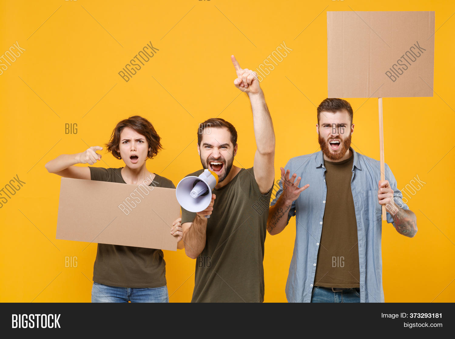 Protesting People Guys Image & Photo (Free Trial) | Bigstock