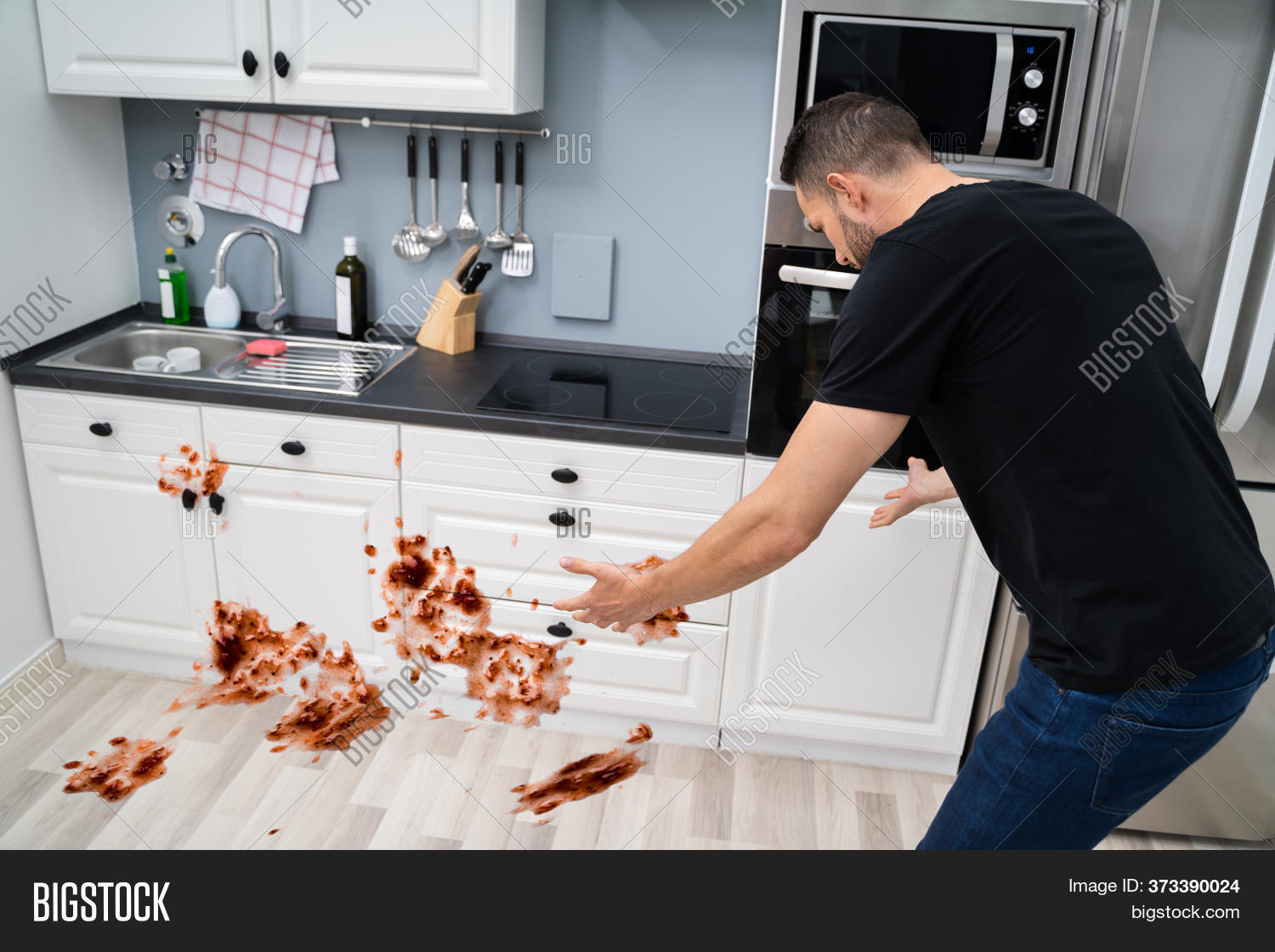 Messy Kitchen Food Image & Photo (Free Trial) | Bigstock