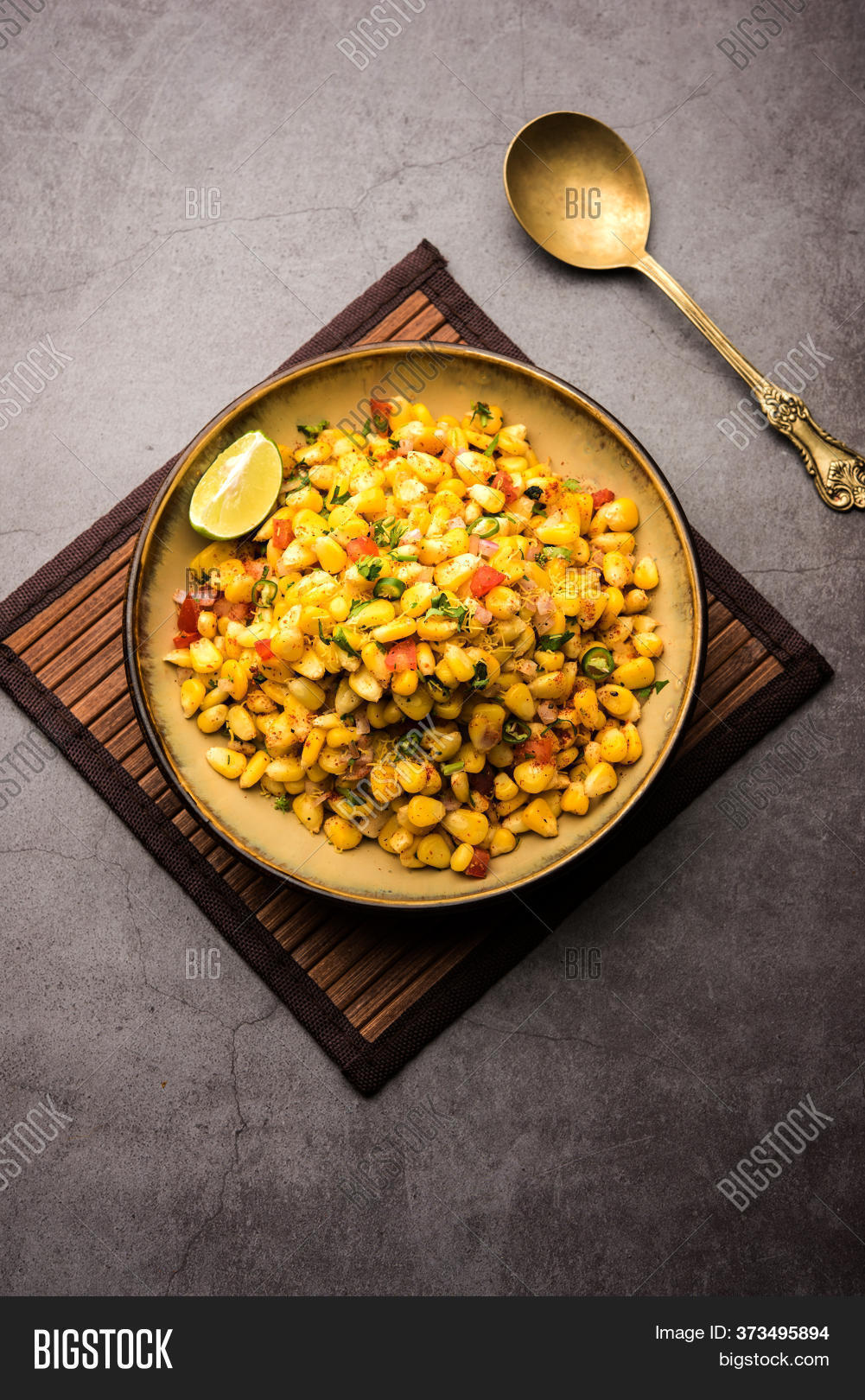 Sweet Corn Chat Chaat Image & Photo (Free Trial) | Bigstock