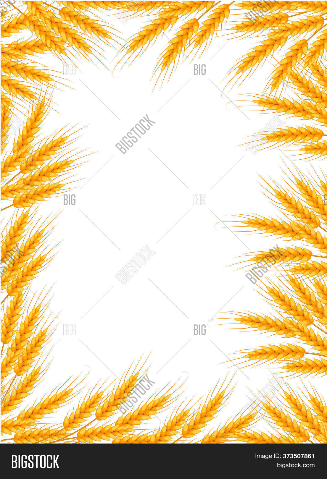 Wheat Frame. Spikelets Image & Photo (Free Trial) | Bigstock