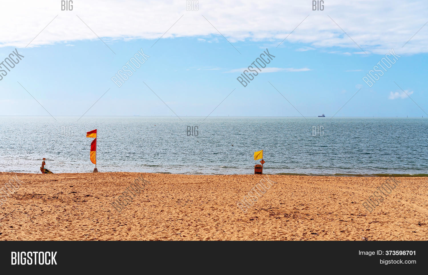 Surf Lifesaving Flags Image & Photo (Free Trial) | Bigstock