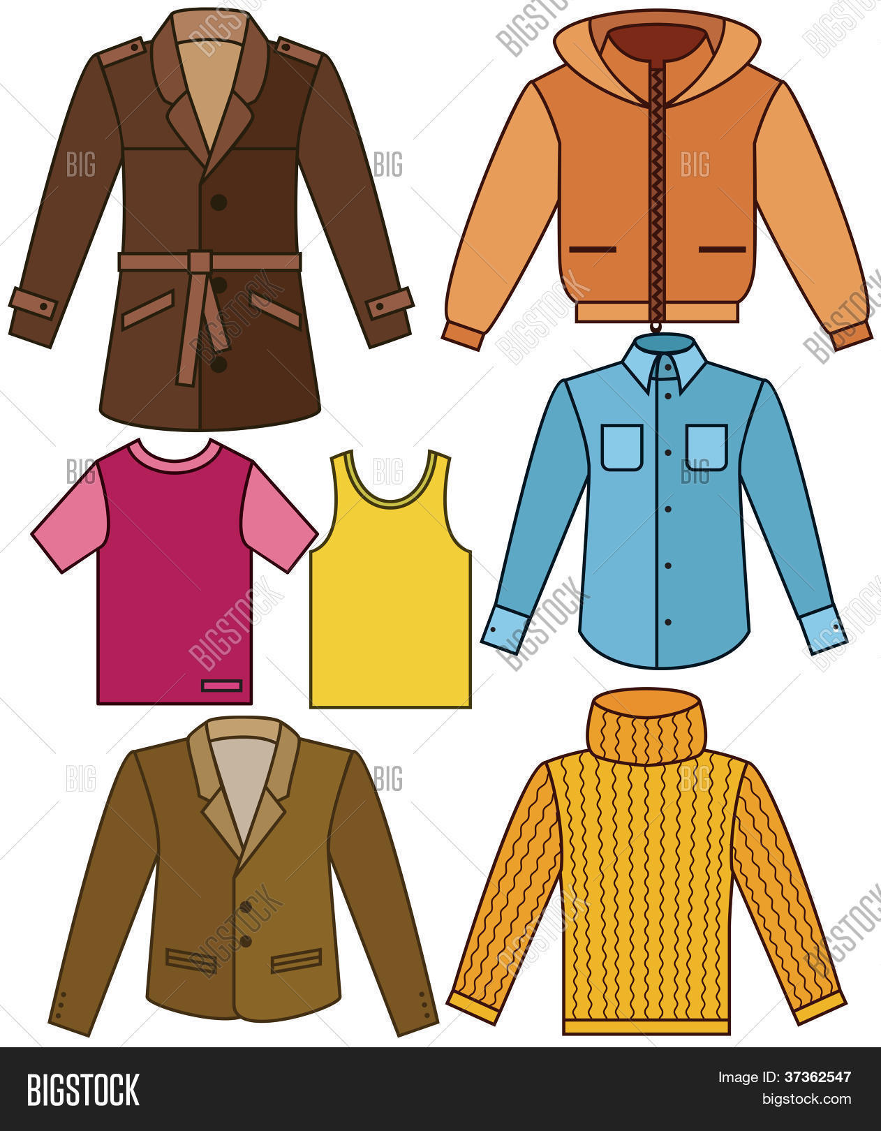 Mens Clothing Vector & Photo (Free Trial) | Bigstock