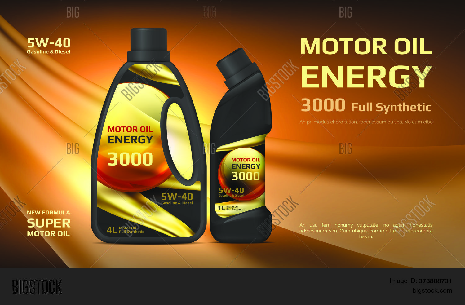 Engine Oil. Vector Vector & Photo (Free Trial) | Bigstock