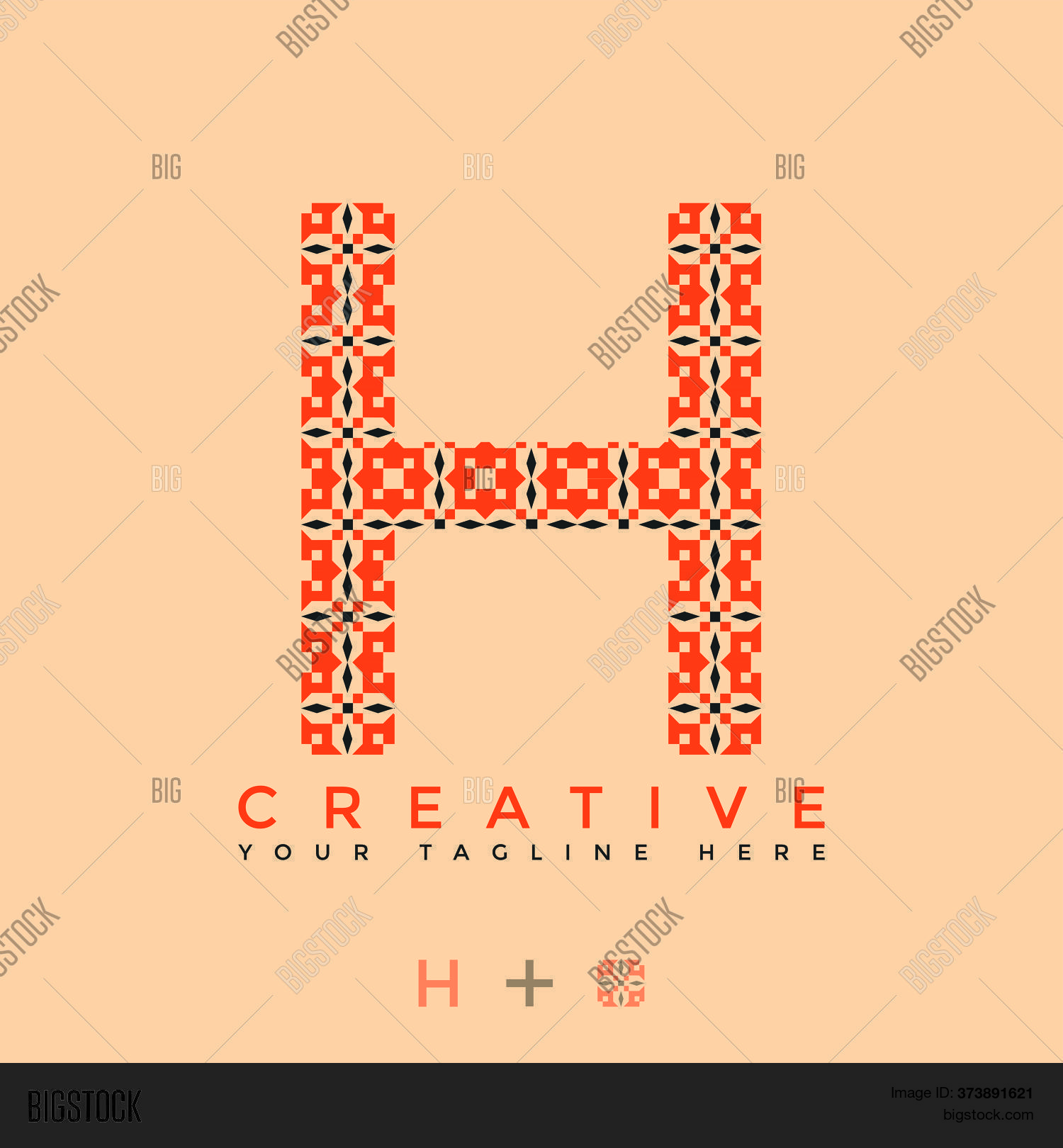 This Design Letter H Vector & Photo (Free Trial) | Bigstock
