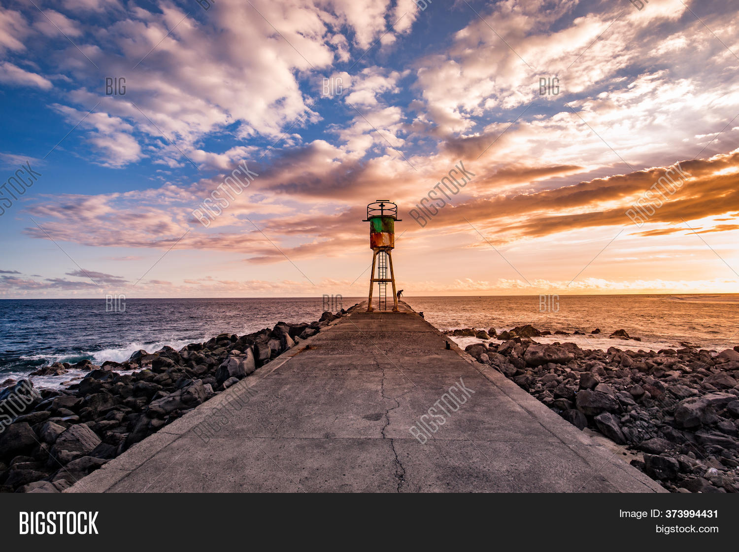 Jetty Lighthouse Saint Image & Photo (Free Trial) | Bigstock
