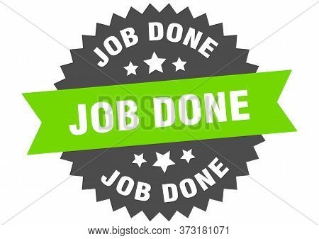 Job Done Sign. Job Vector & Photo (Free Trial) | Bigstock