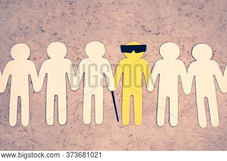 Silhouette Blind Man Image & Photo (Free Trial) | Bigstock