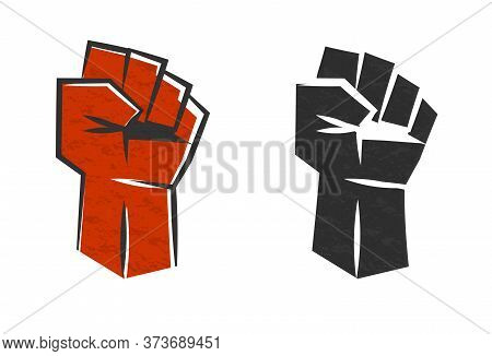 Red Clenched Fist Vector & Photo (Free Trial) | Bigstock