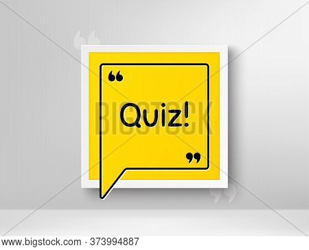 Quiz Symbol. Frame Vector & Photo (Free Trial) | Bigstock