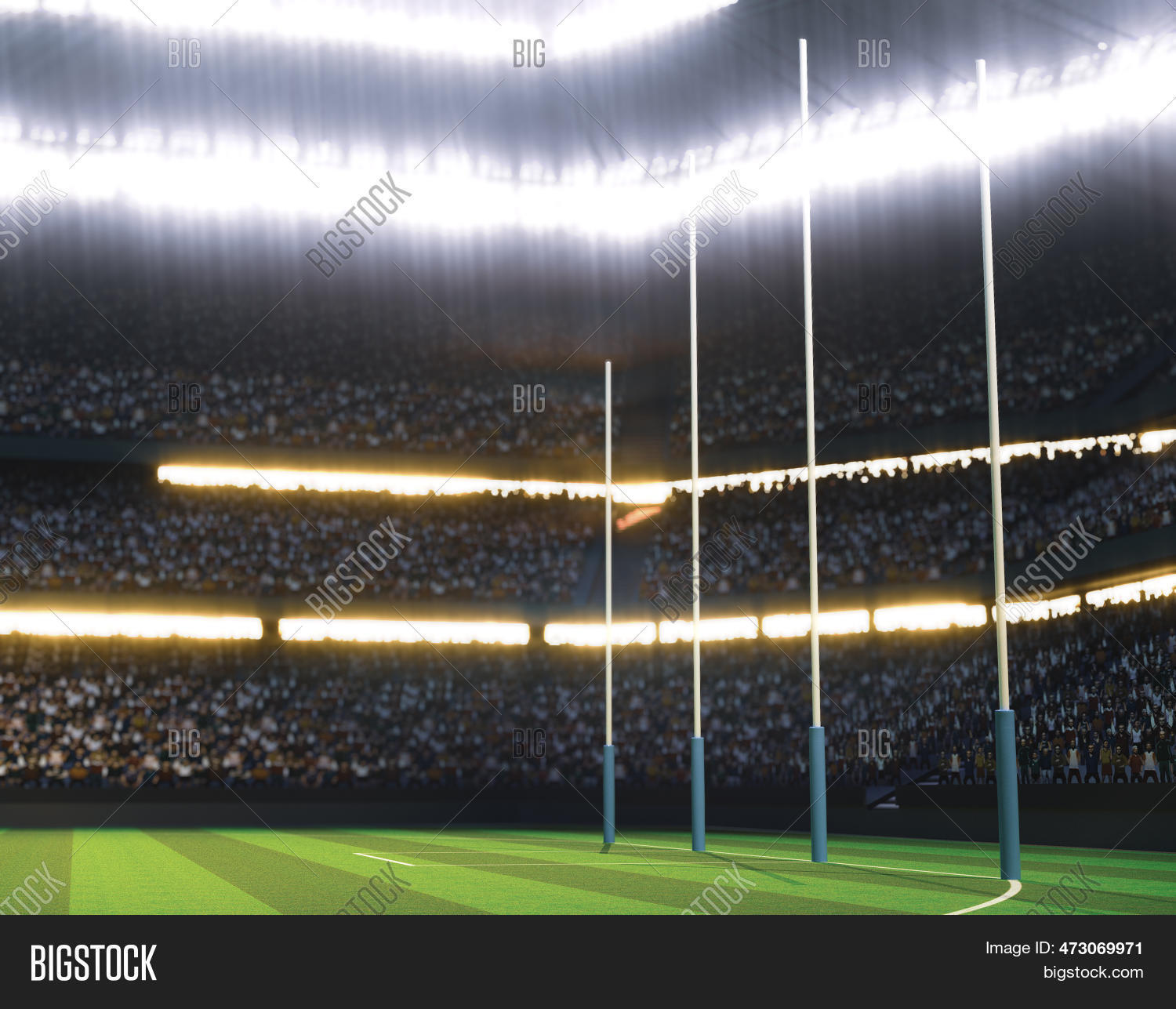 Aussie Rules Stadium Image & Photo (Free Trial) | Bigstock