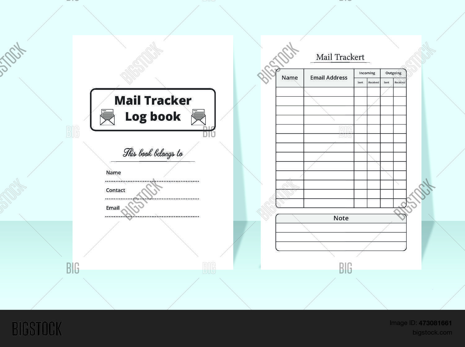 Mail Tracker Kdp Vector & Photo (Free Trial) | Bigstock