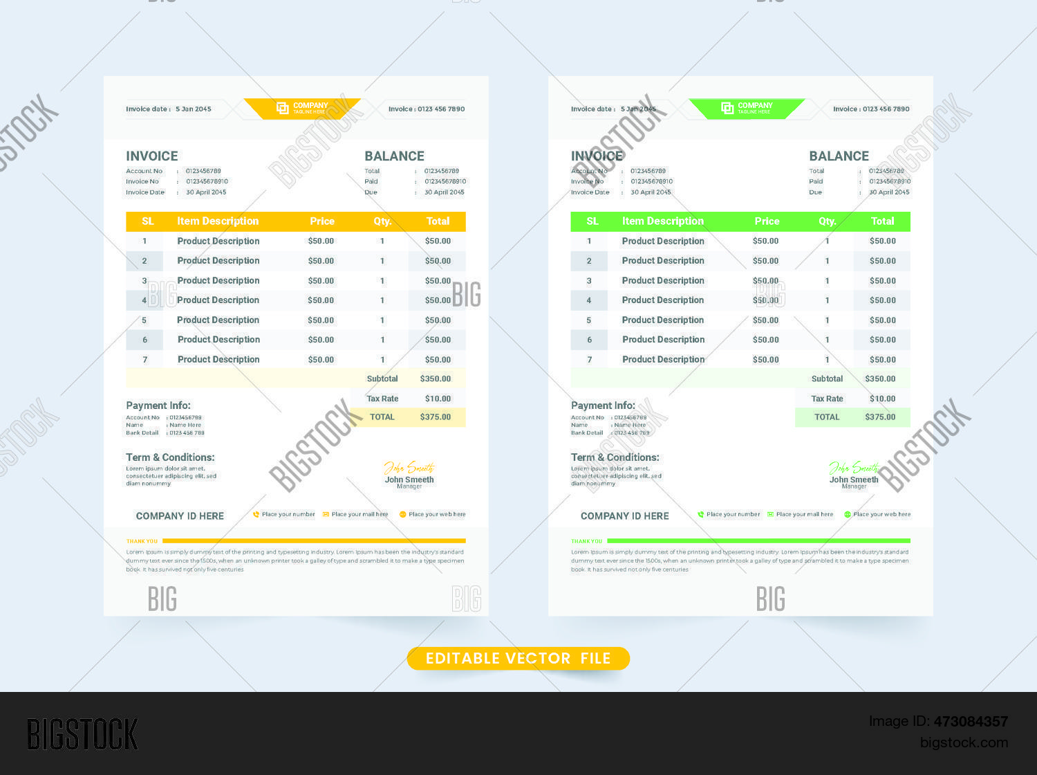 Payment Receipt Vector & Photo (Free Trial) | Bigstock