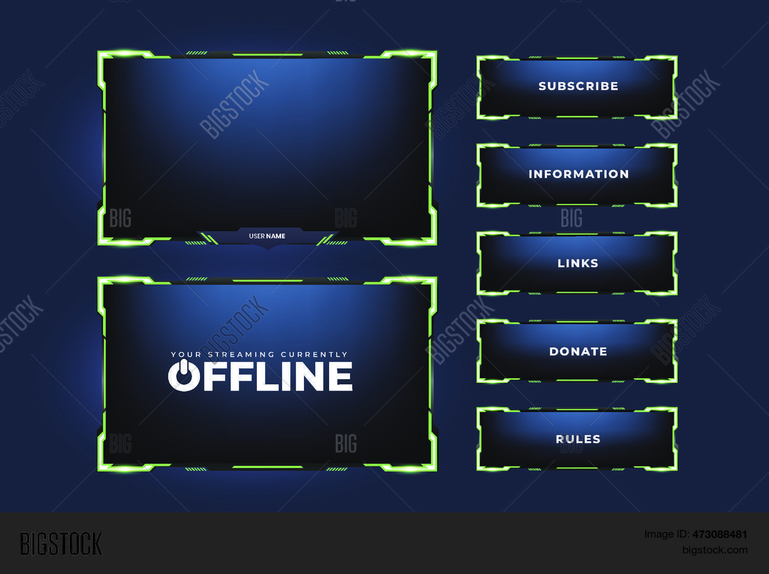 Live Streaming Screen Vector & Photo (Free Trial) | Bigstock