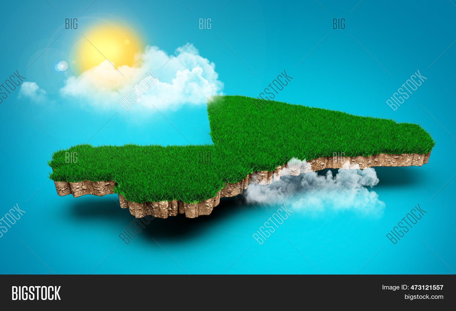 3d Mali Map Soil Land Image & Photo (Free Trial) | Bigstock