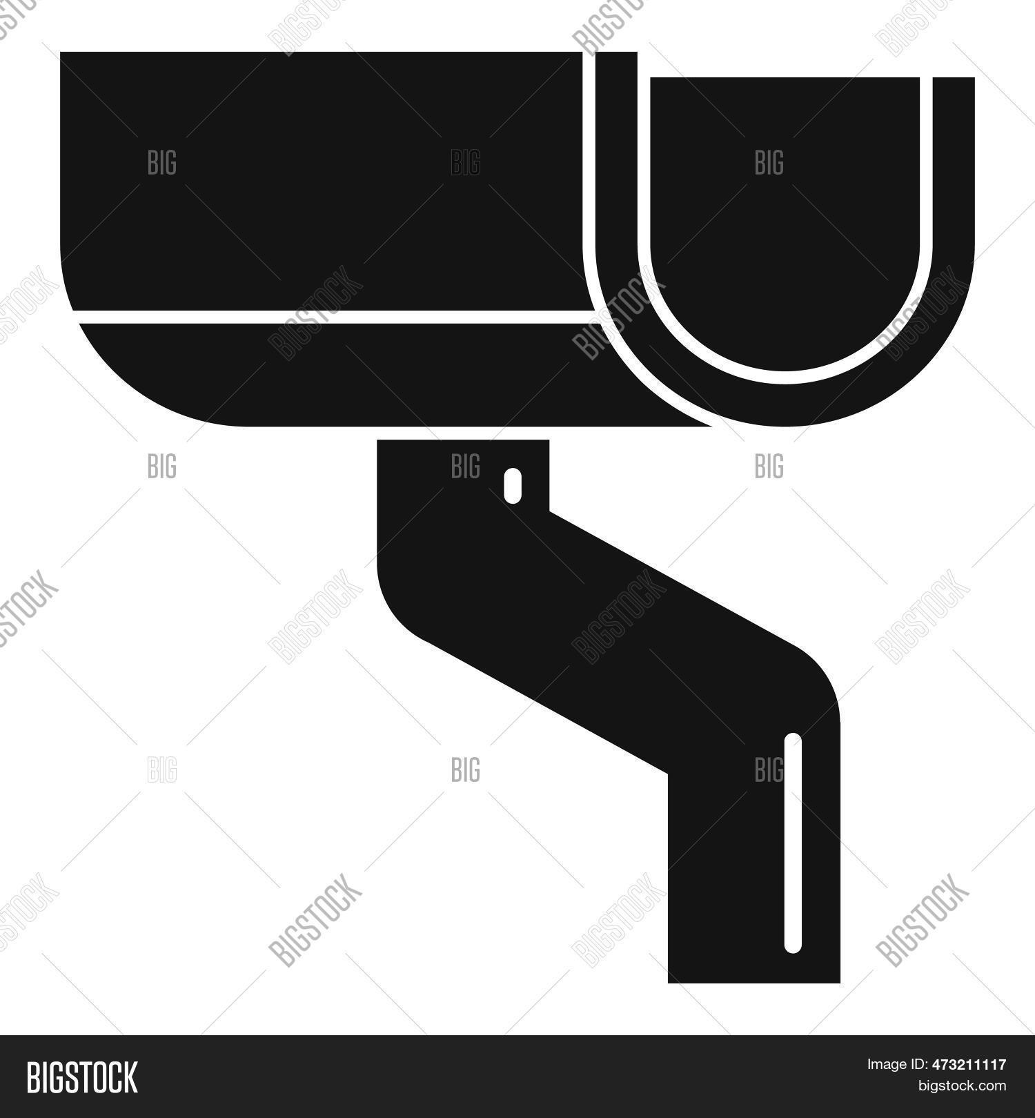Chute Gutter Icon. Image & Photo (Free Trial) | Bigstock