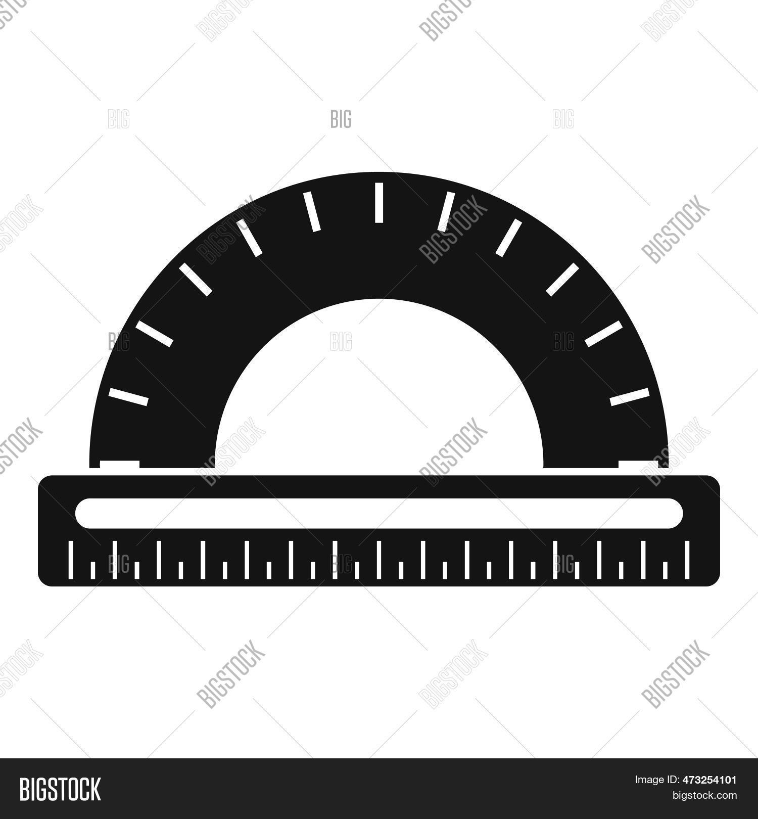 Protractor Icon. Image & Photo (Free Trial) | Bigstock