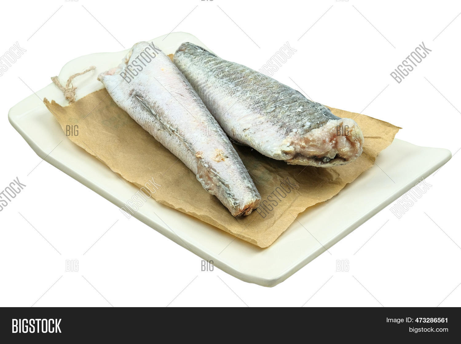 Uncooked Frozen Hake. Image & Photo (Free Trial) | Bigstock