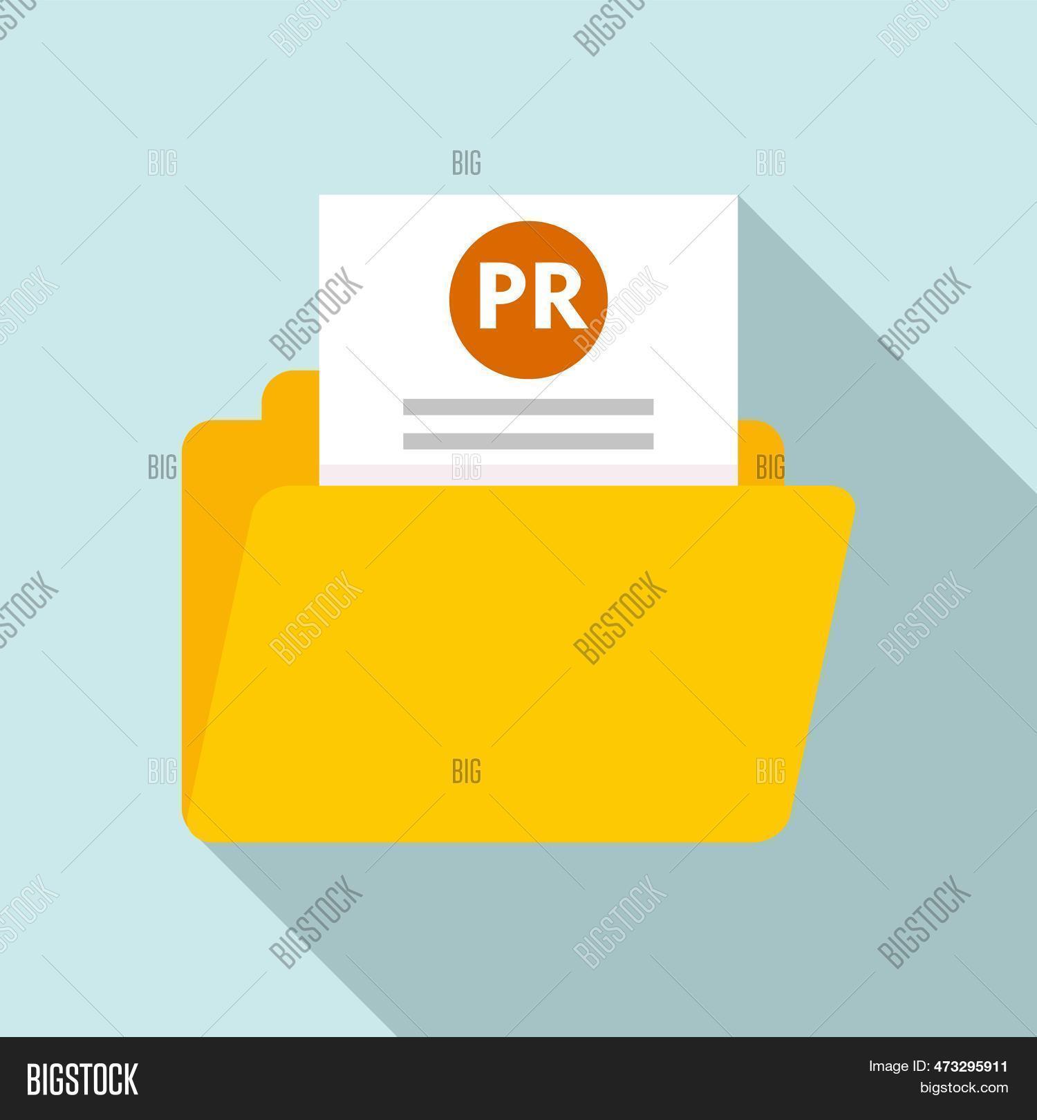 Pr Doc Folder Icon. Image & Photo (Free Trial) | Bigstock