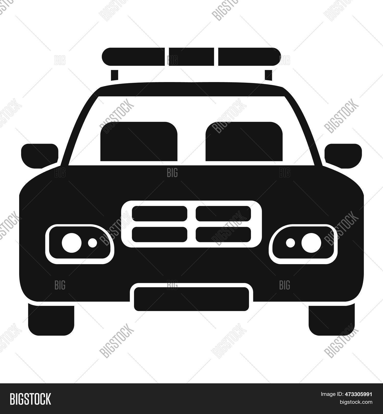 Police Car Icon. Image & Photo (Free Trial) | Bigstock