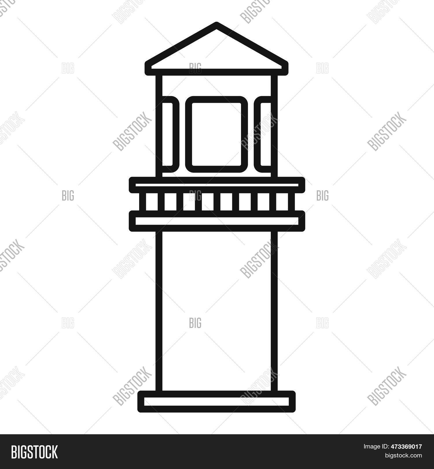 Prison Guard Tower Image & Photo (Free Trial) | Bigstock