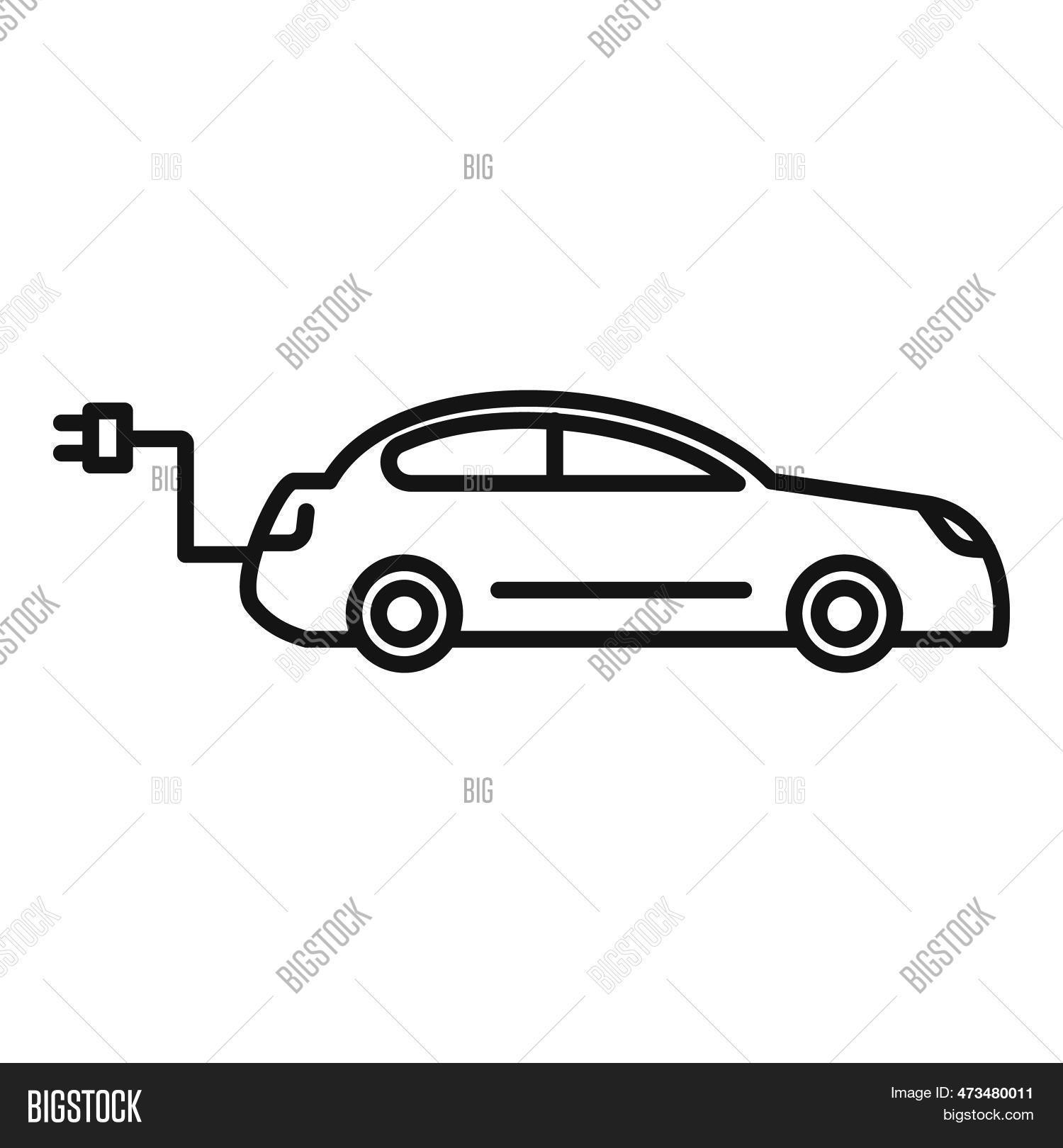 Hybrid Car Icon. Image & Photo (Free Trial) | Bigstock