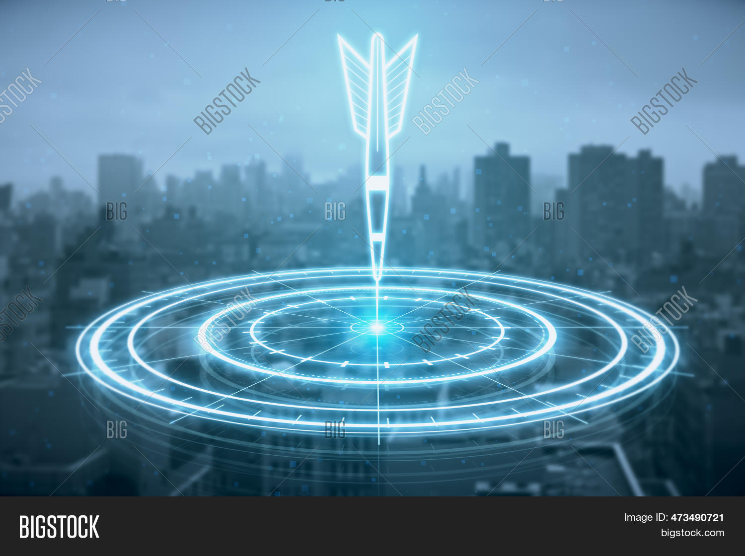 Digital Bullseye Aim Image & Photo (Free Trial) | Bigstock