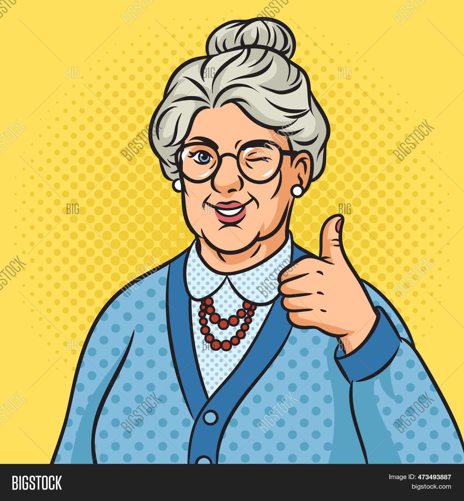 Old Granny Winking Image & Photo (Free Trial) | Bigstock