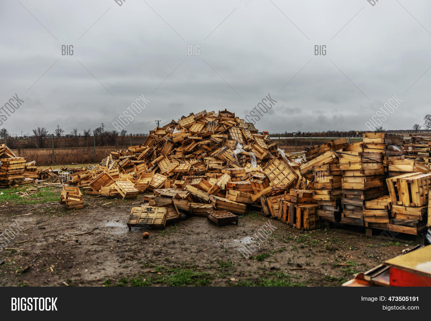 Broken Used Crates On Image & Photo (Free Trial) | Bigstock