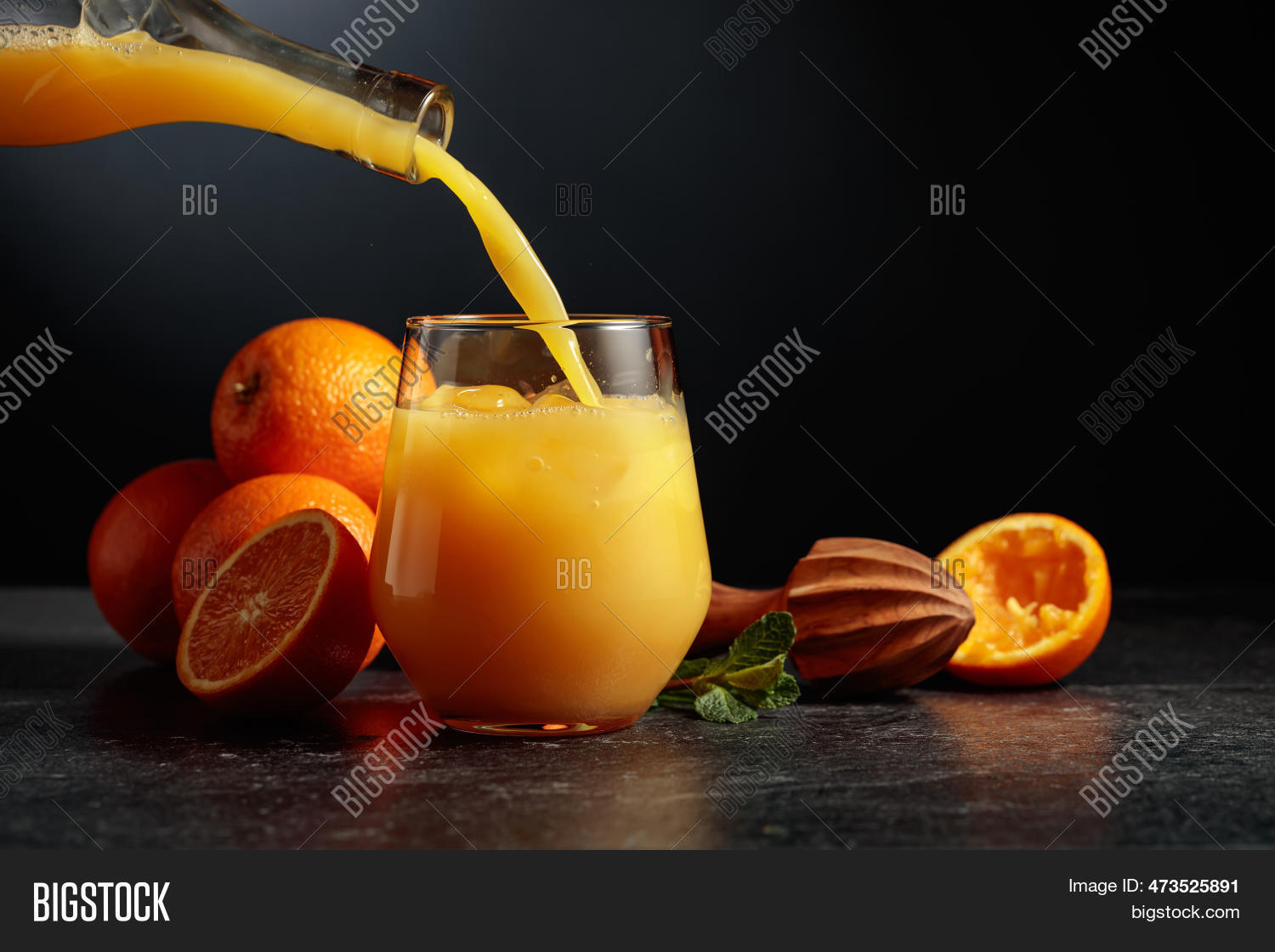 Pouring Orange Juice Image & Photo (Free Trial) | Bigstock
