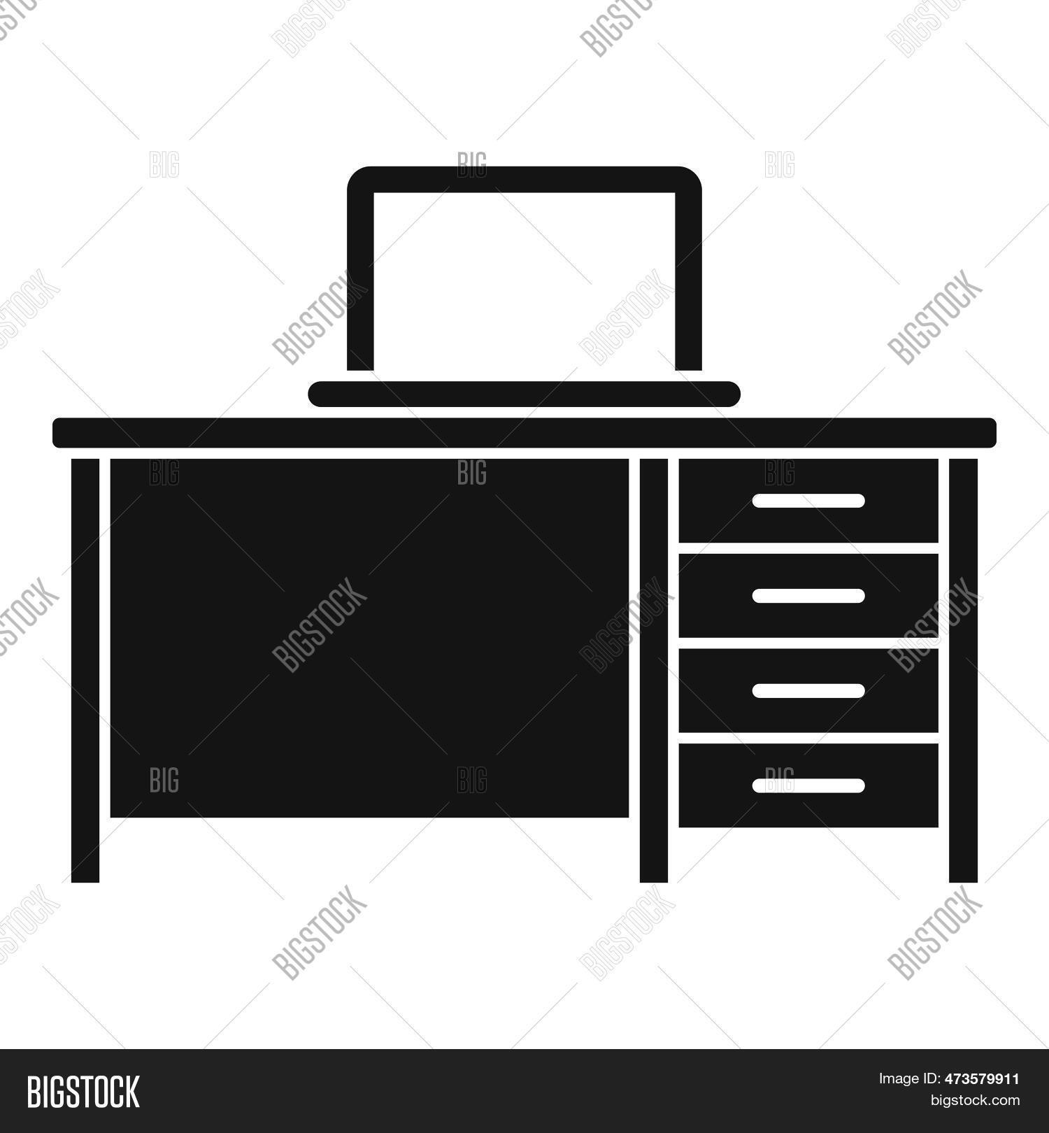 Laptop Desktop Icon. Image & Photo (Free Trial) | Bigstock