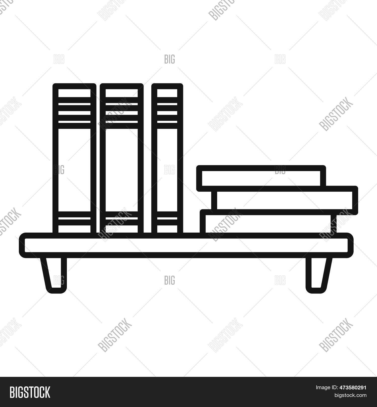 Book Shelf Icon. Image & Photo (Free Trial) | Bigstock