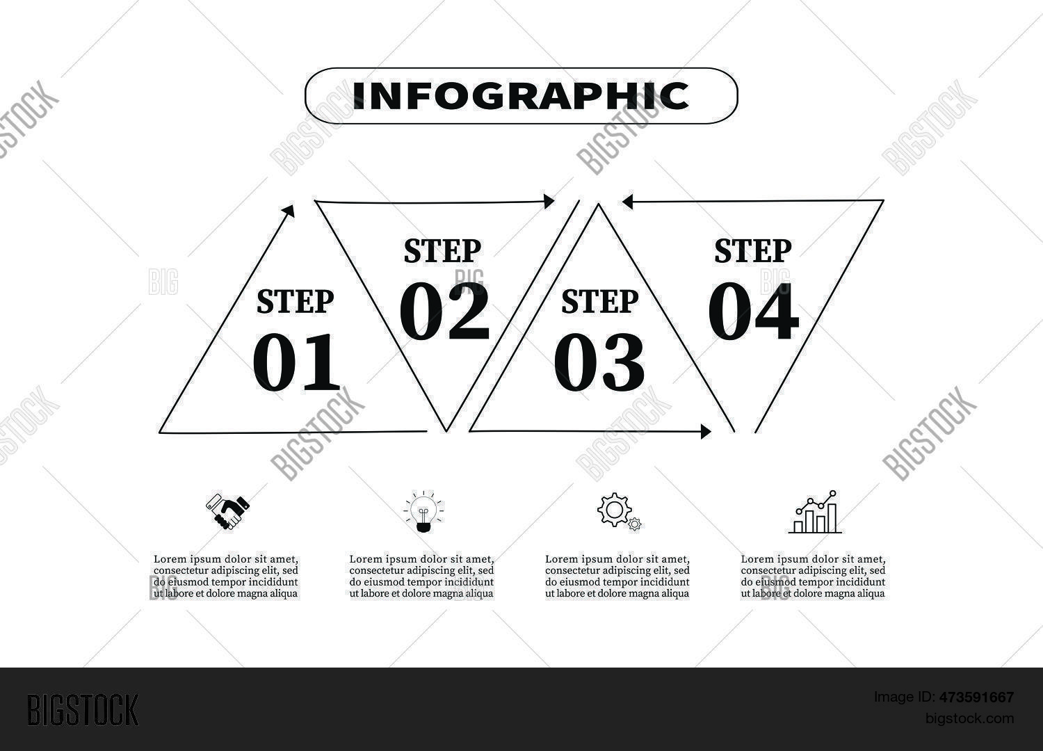 Triangle Outlines Vector & Photo (Free Trial) | Bigstock