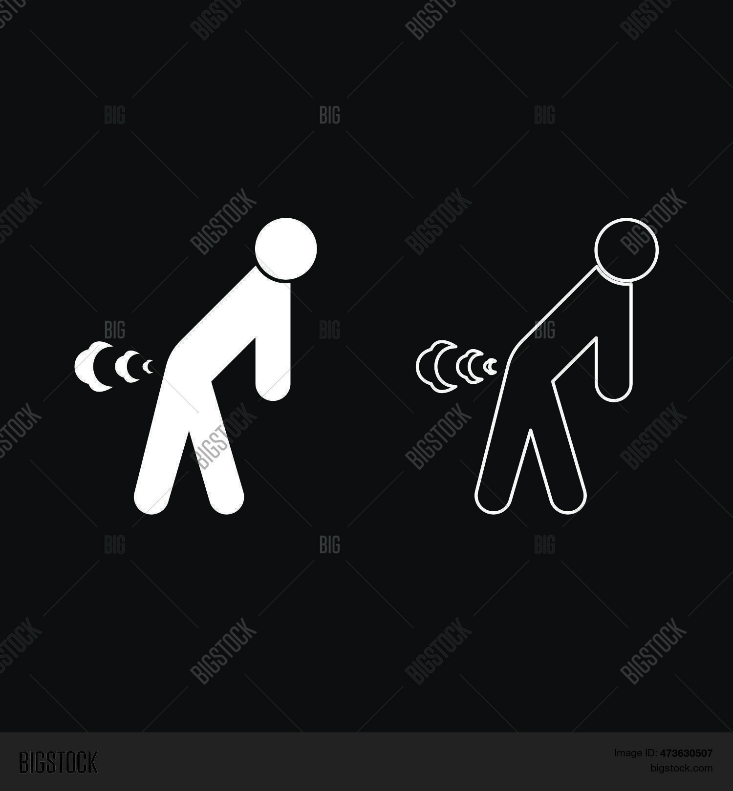Man Farts Break Wind Vector & Photo (Free Trial) | Bigstock