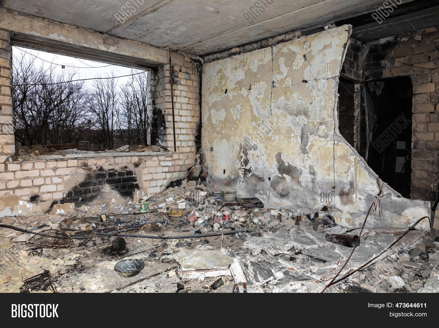 Destroyed Room Seen Image & Photo (Free Trial) | Bigstock