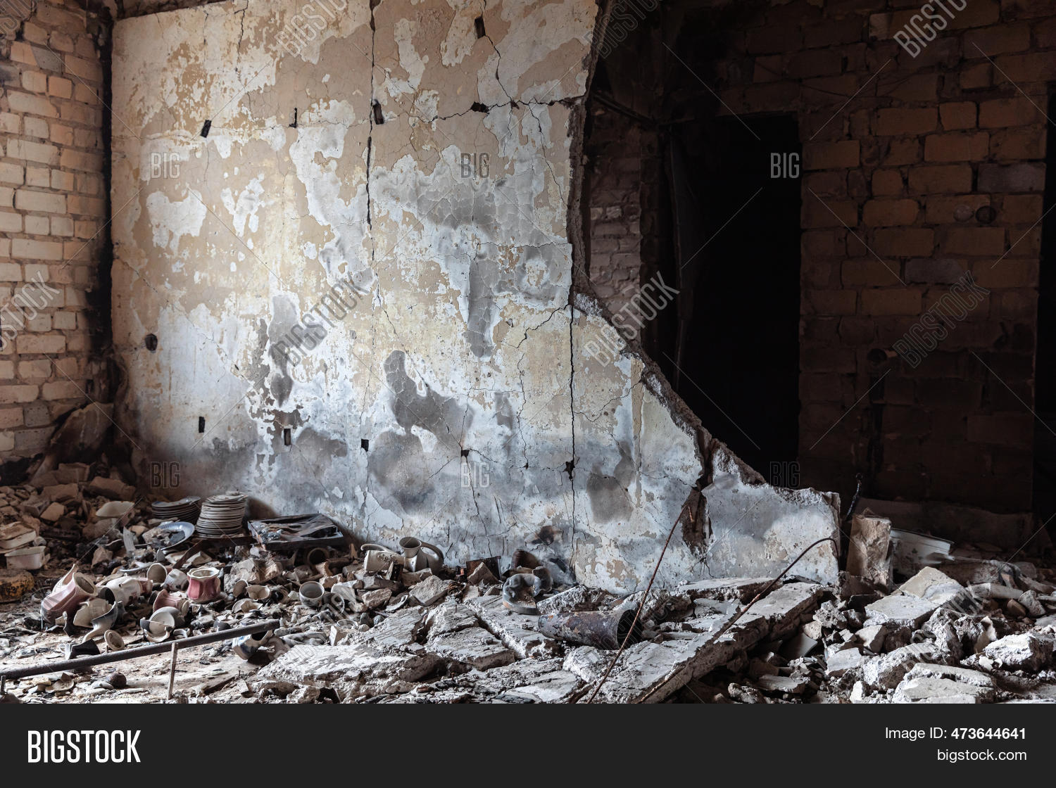 Destroyed Room Seen Image & Photo (Free Trial) | Bigstock