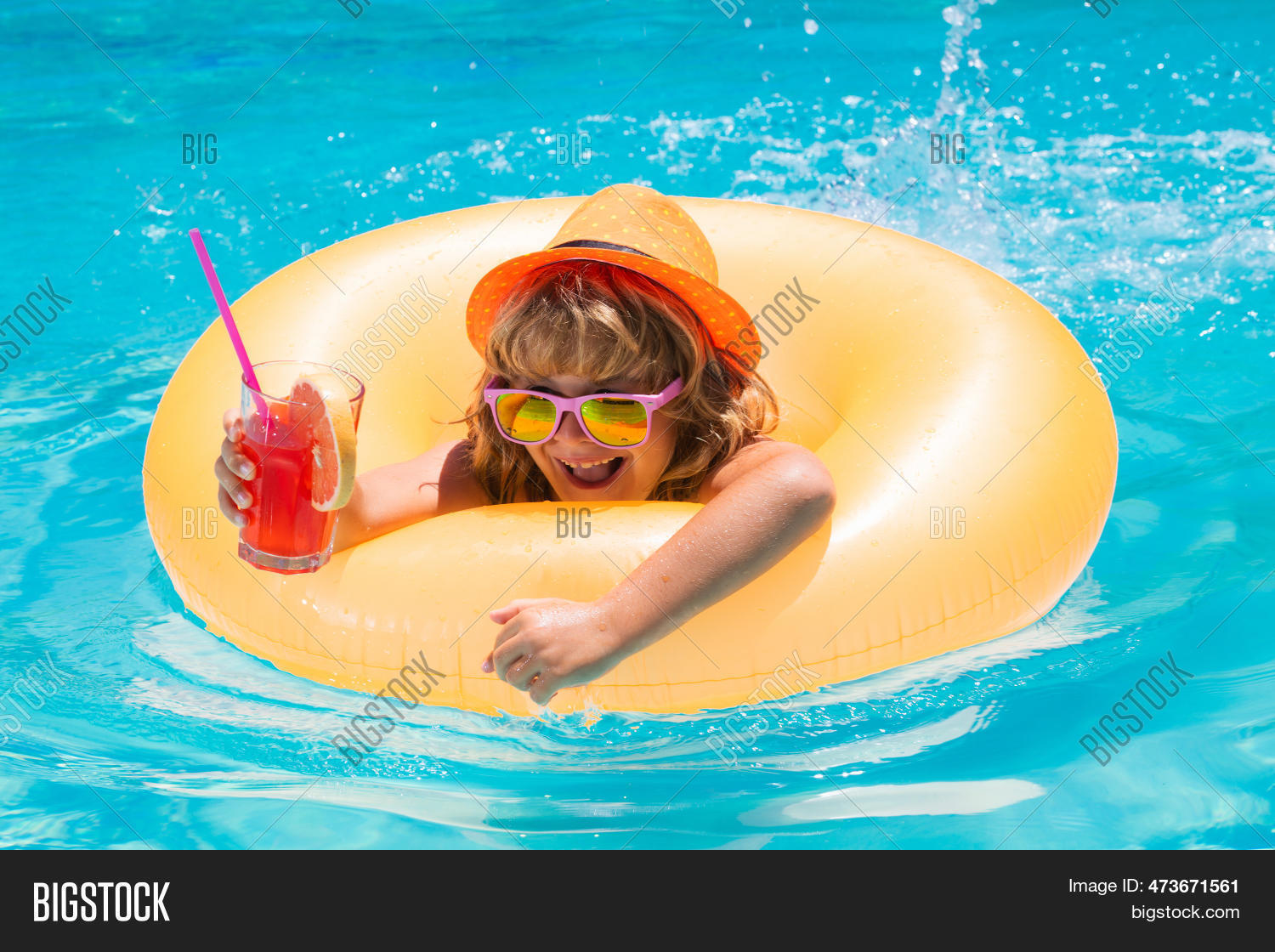 Cocktail Pool. Child Image & Photo (Free Trial) | Bigstock