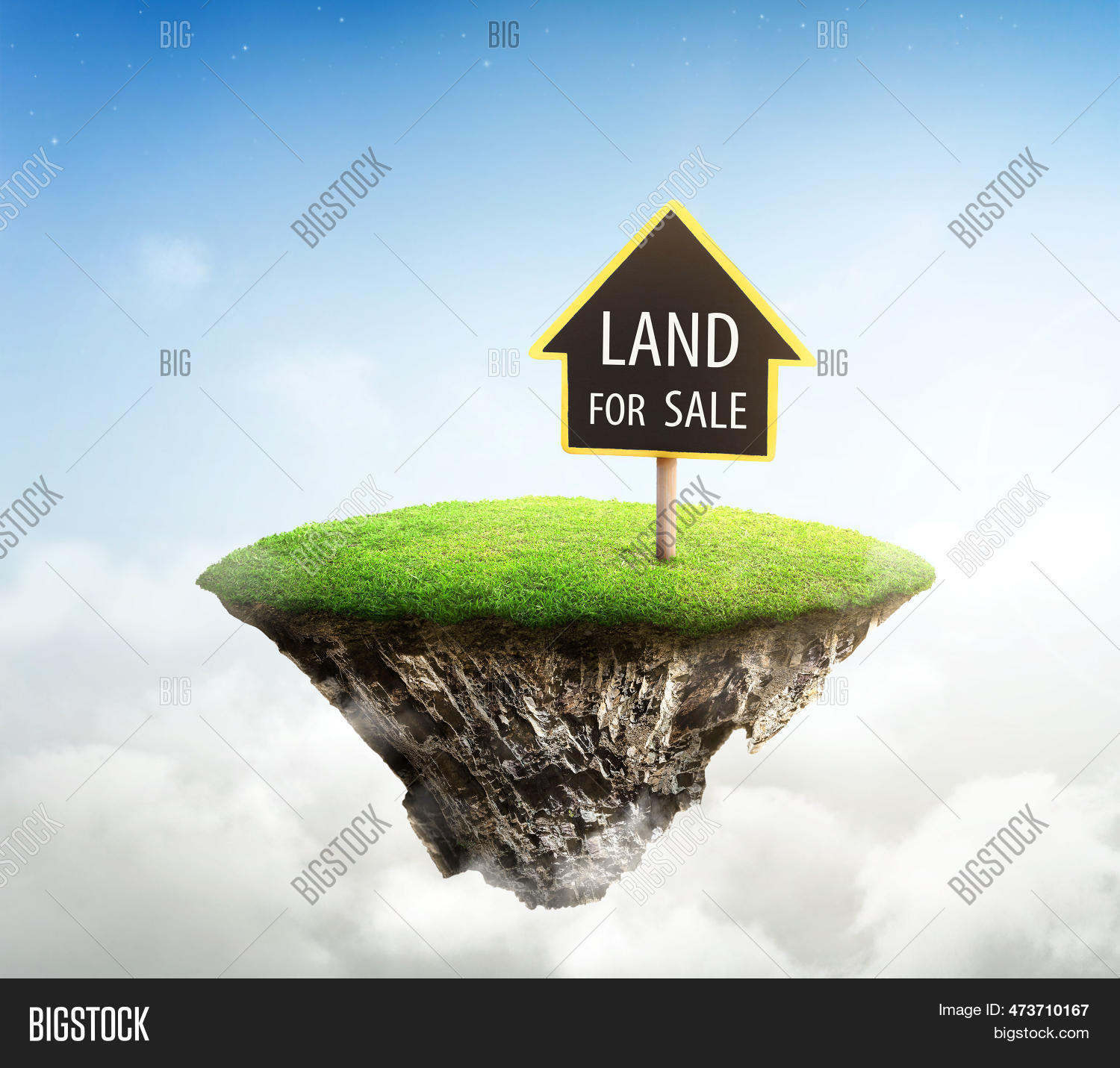 Land Sale Sign On Image & Photo (Free Trial) | Bigstock