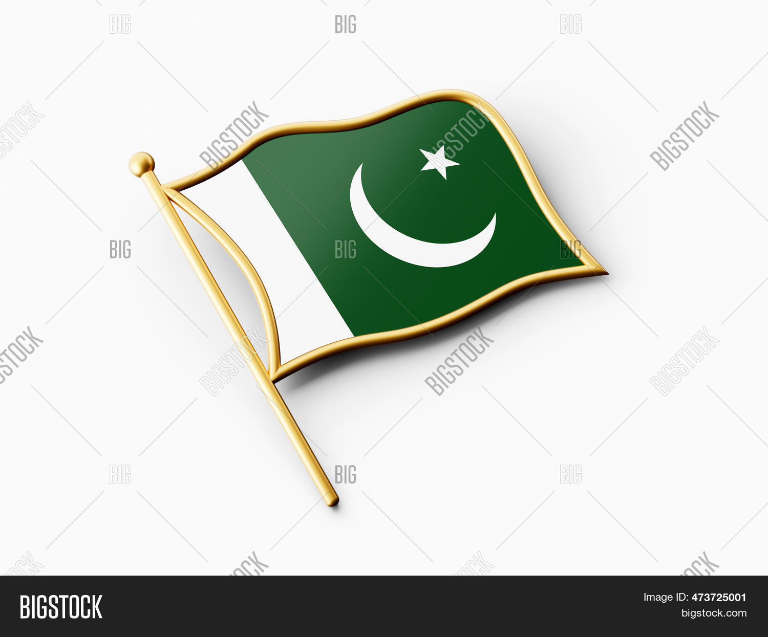 Pakistan Gold Badge Image & Photo (Free Trial) | Bigstock