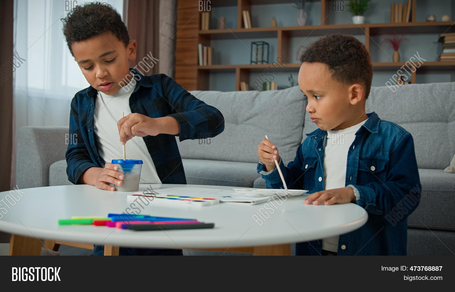 Two Brothers African Image & Photo (Free Trial) | Bigstock