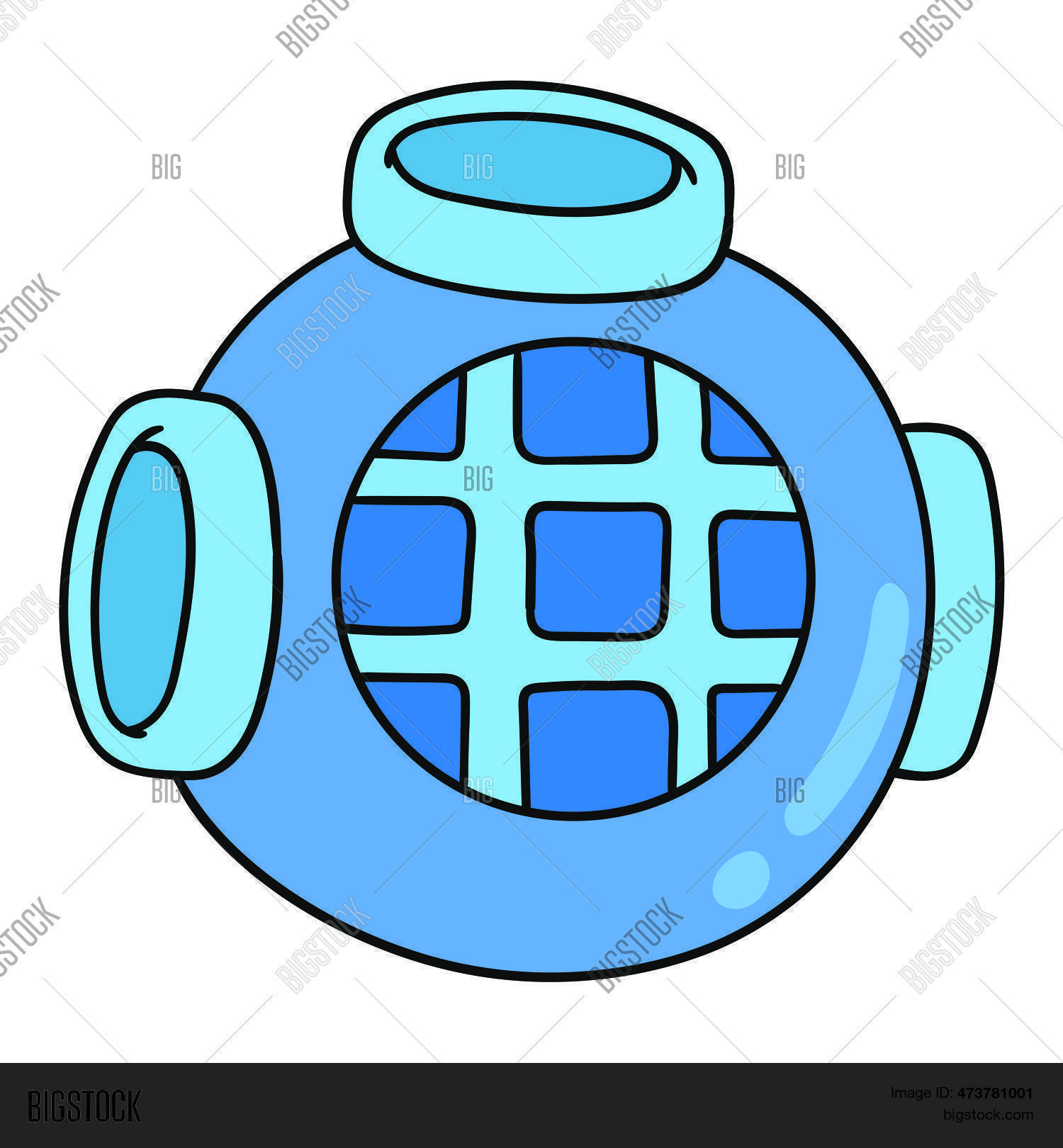 Blue Helmet Used By Vector & Photo (Free Trial) | Bigstock