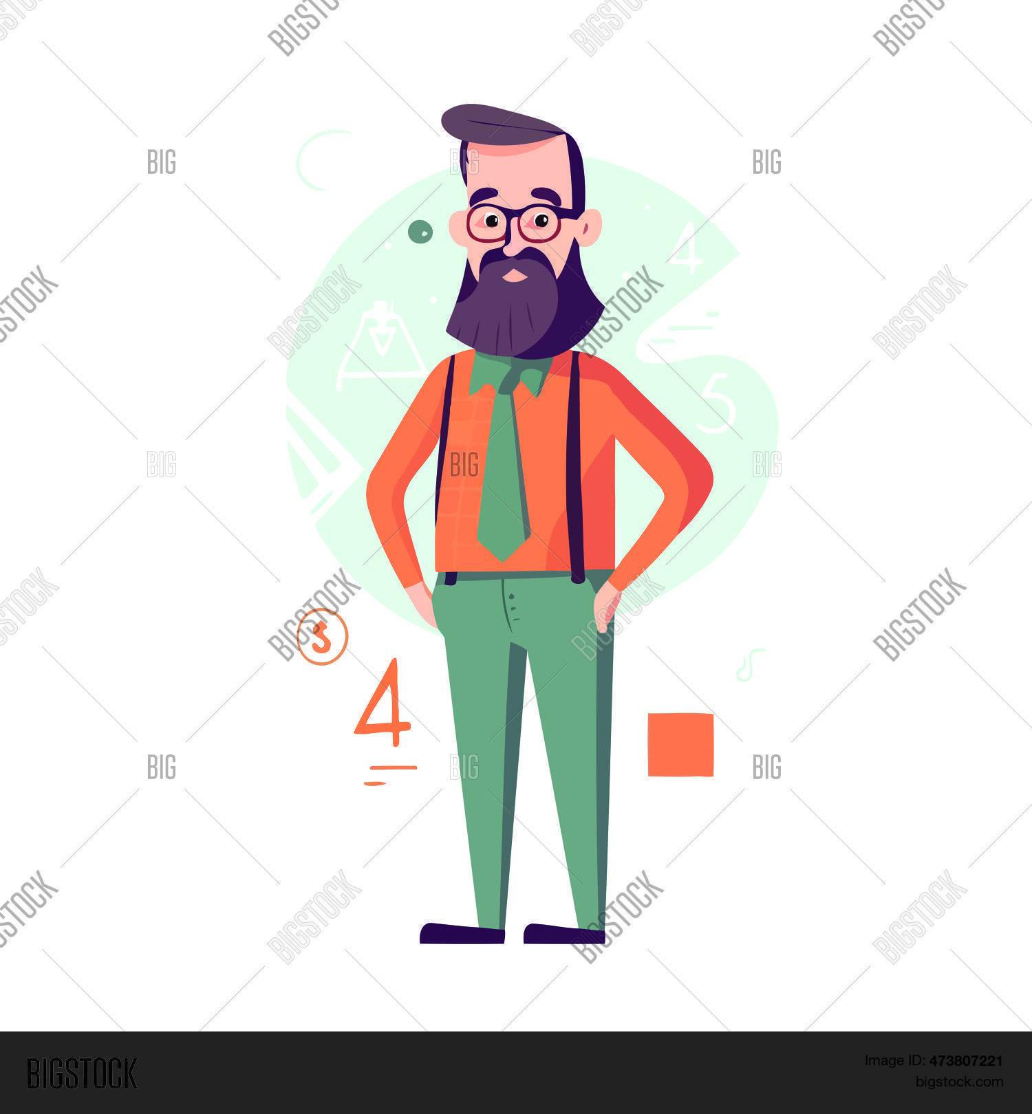Teachers Day Math Vector & Photo (Free Trial) | Bigstock