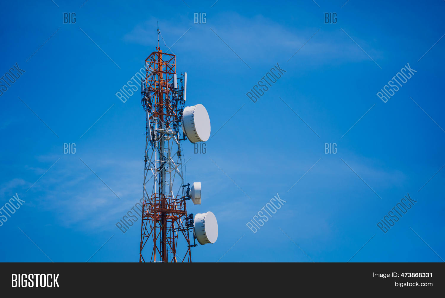 5g Cell Towers Smart Image & Photo (Free Trial) | Bigstock