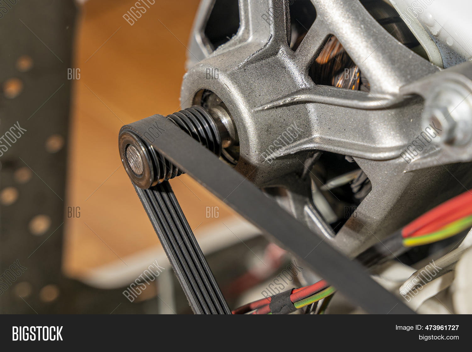 Electric Motor Belt Image & Photo (Free Trial) | Bigstock