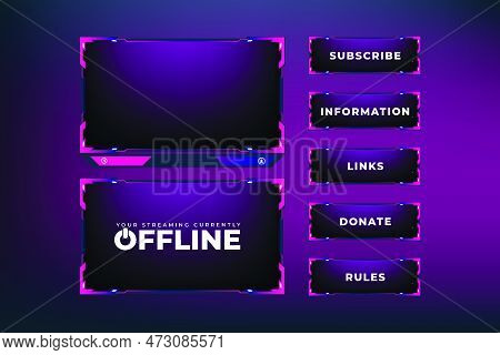 Live Streaming Button Vector & Photo (Free Trial) | Bigstock